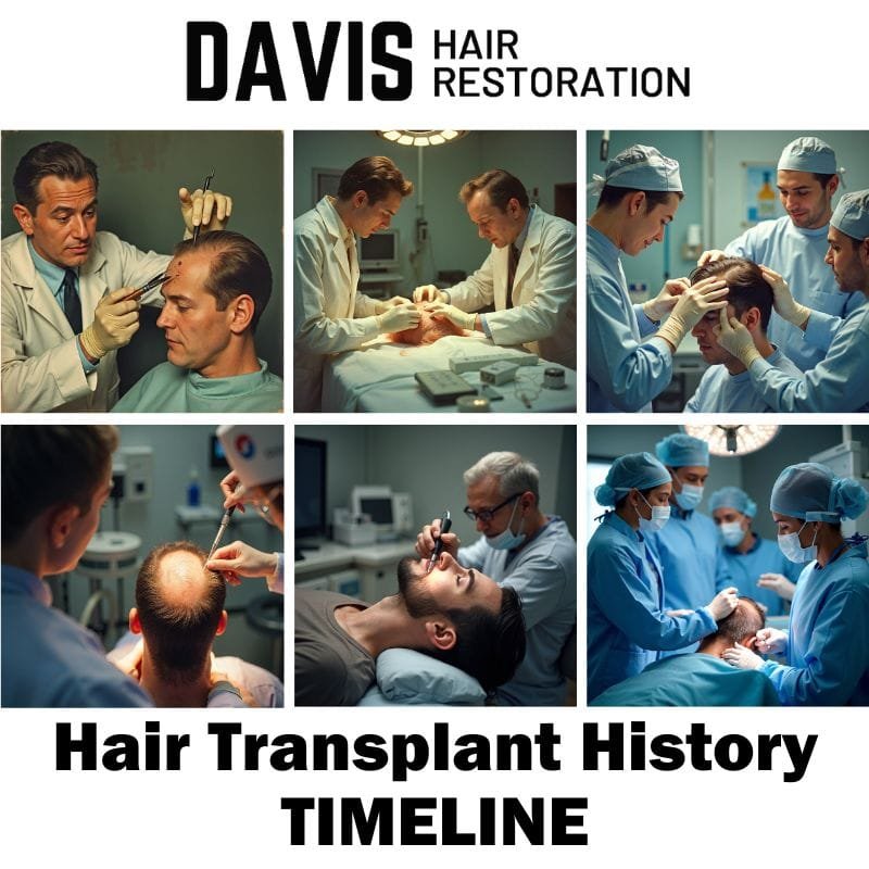 The History of Hair Replacement Procedures: Complete Timeline